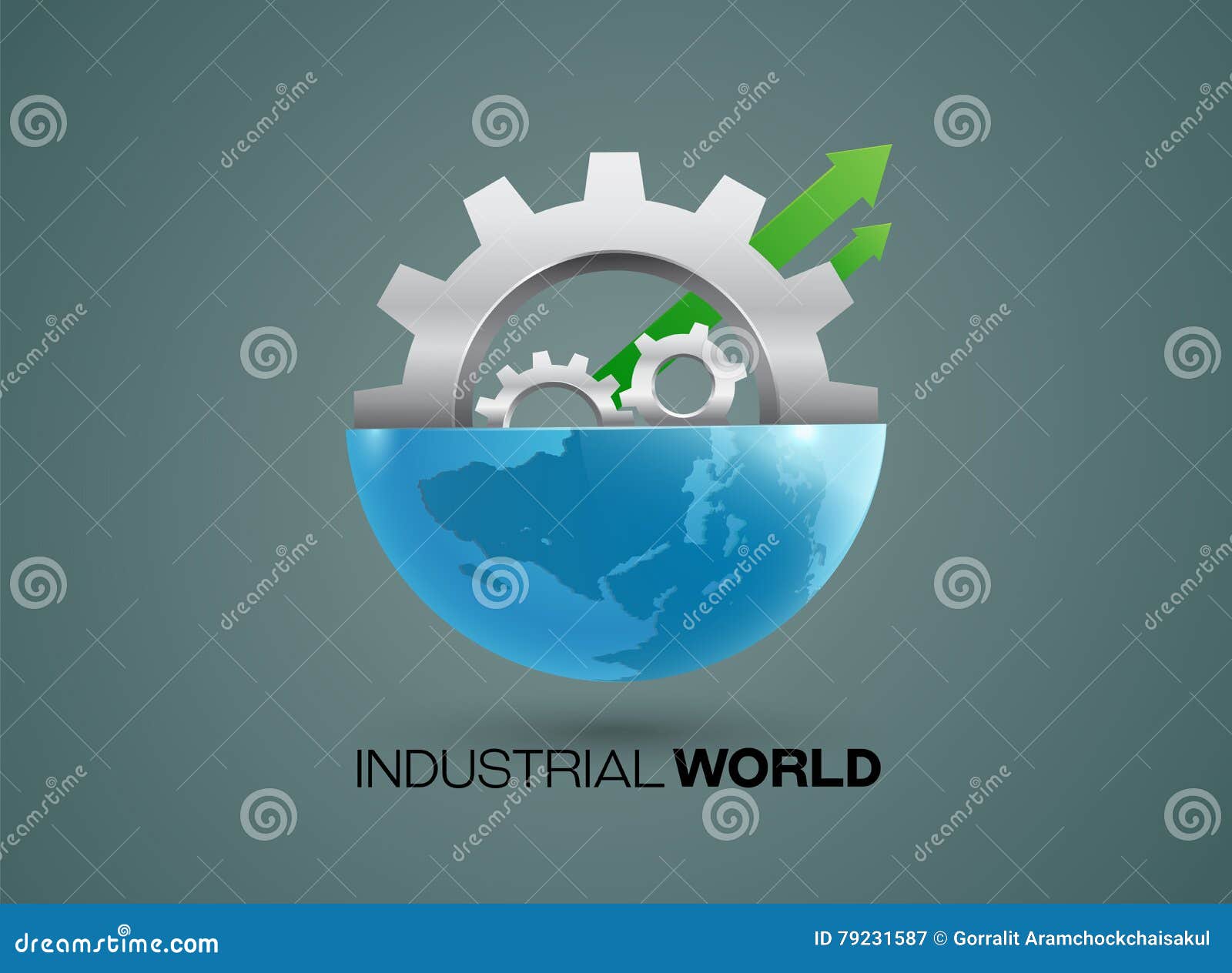 Industrial Vector Background With Pipeline Construction Royalty-Free ...