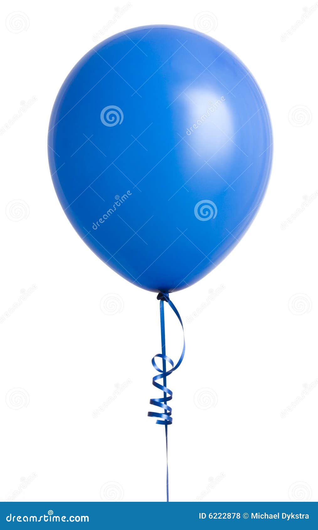 Globo azul en blanco foto de archivo. Imagen de feliz - 6222878