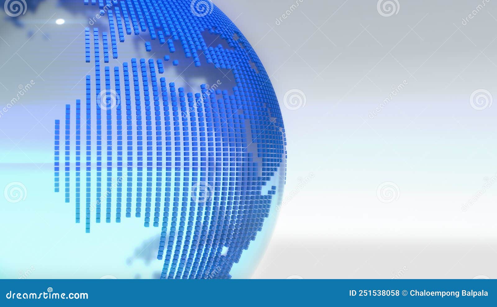 Globo Con Mapa Del Mundo Transparente. Stock de ilustración ...