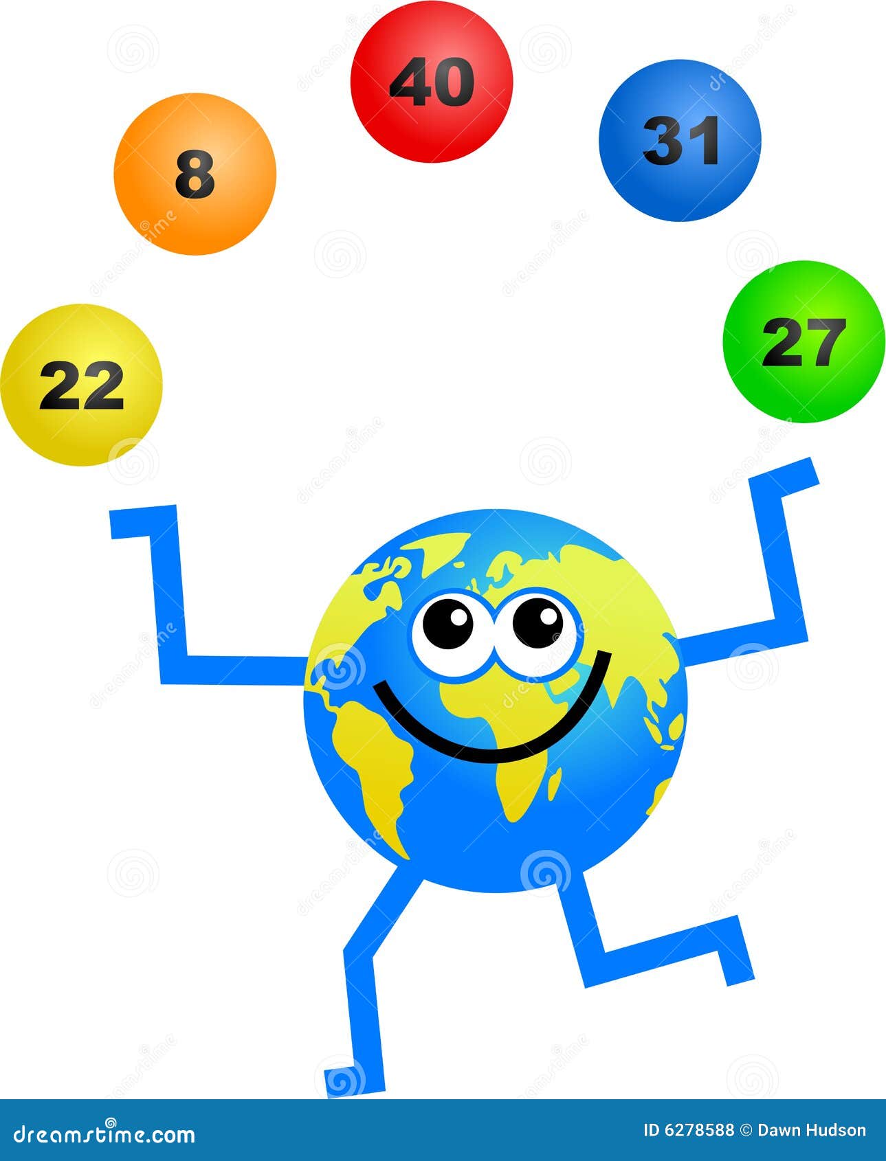 Globo da lotaria ilustração stock. Ilustração de global - 6278588