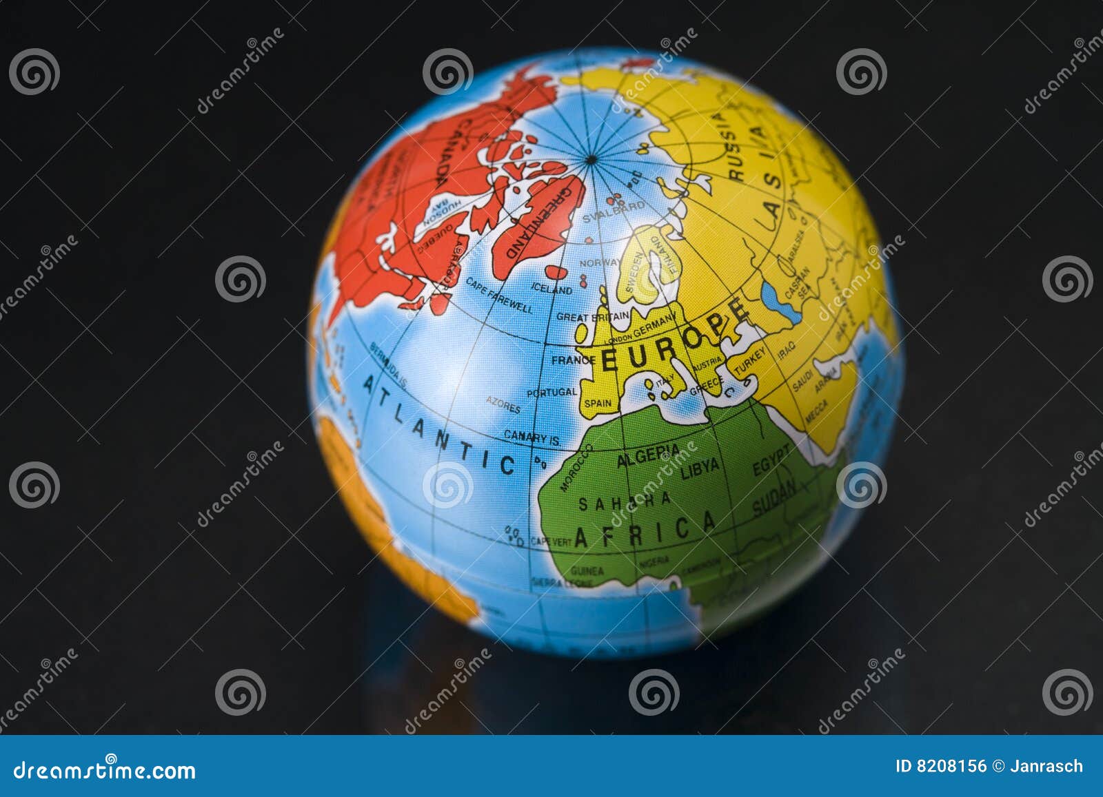 Globo del mundo foto de archivo. Imagen de planeta, globo - 8208156