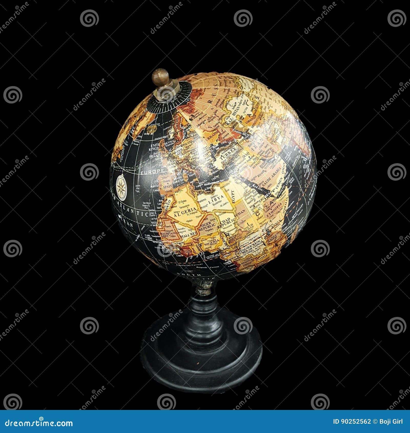 Globo del mundo foto de archivo. Imagen de tonos, travieso - 90252562