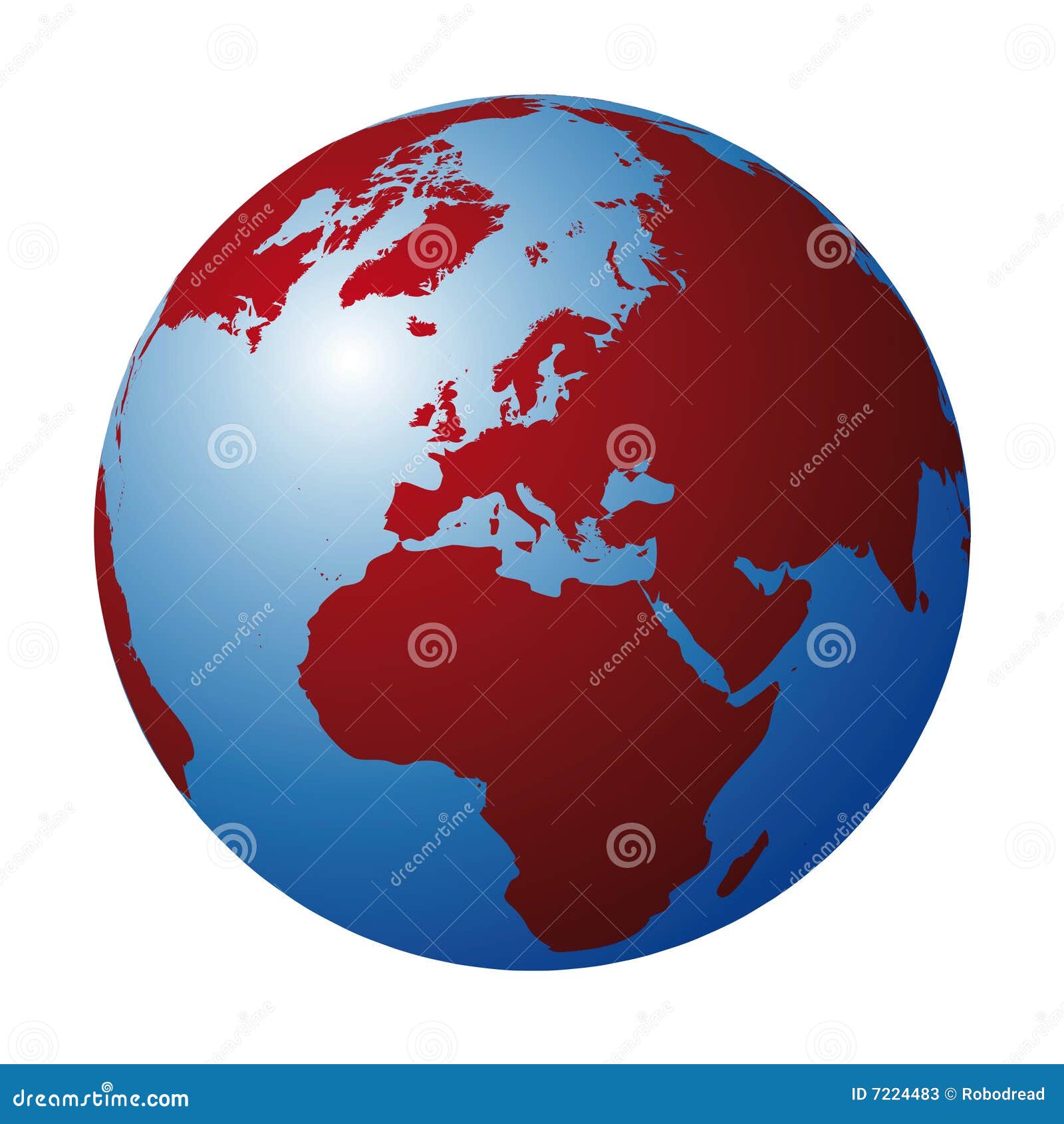 Globo del mundo (vector) ilustración del vector. Ilustración de ...