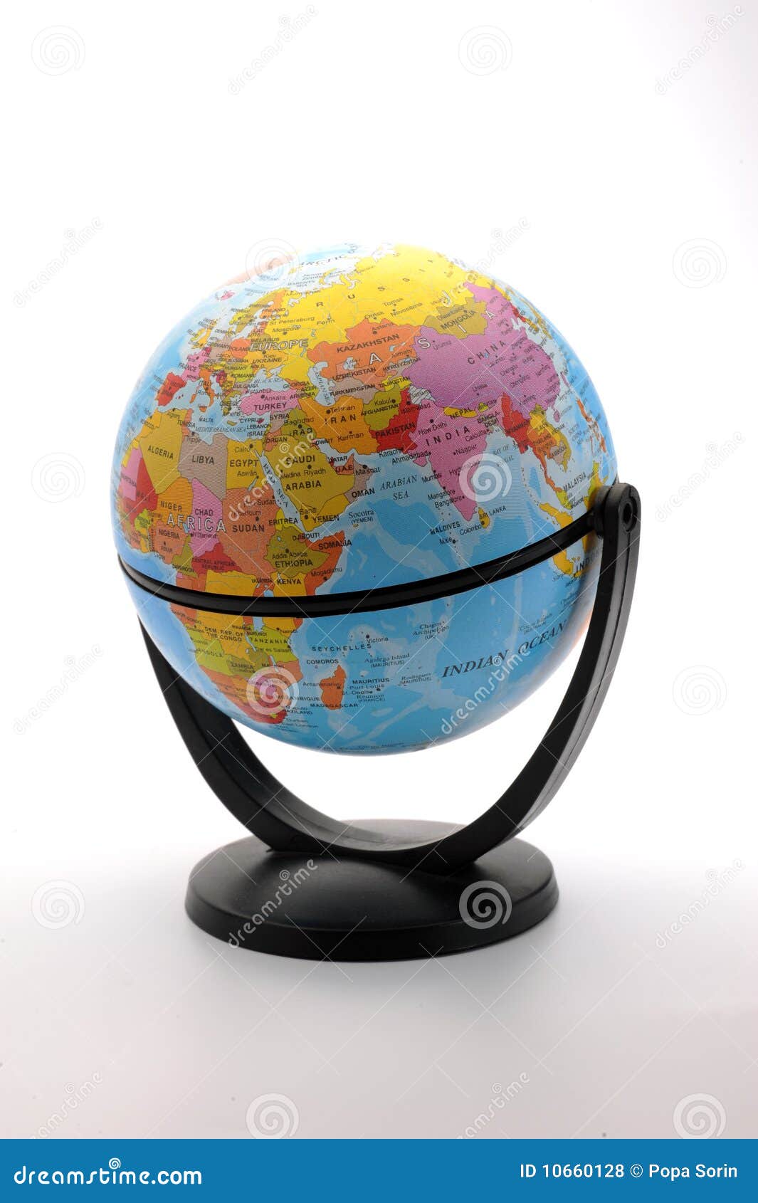 Globo do mundo foto de stock. Imagem de norte, azul, mundo - 10660128