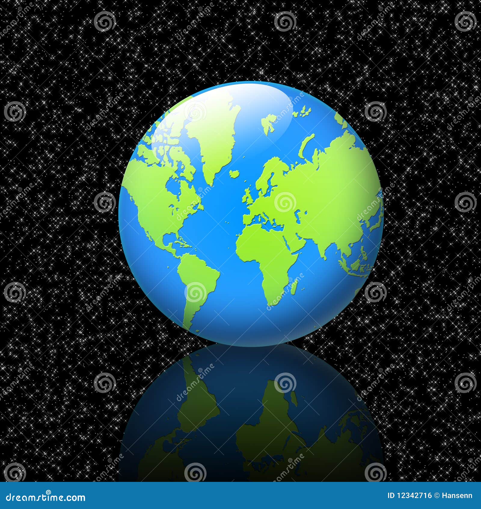 Globo do mundo ilustração stock. Ilustração de isolado - 12342716