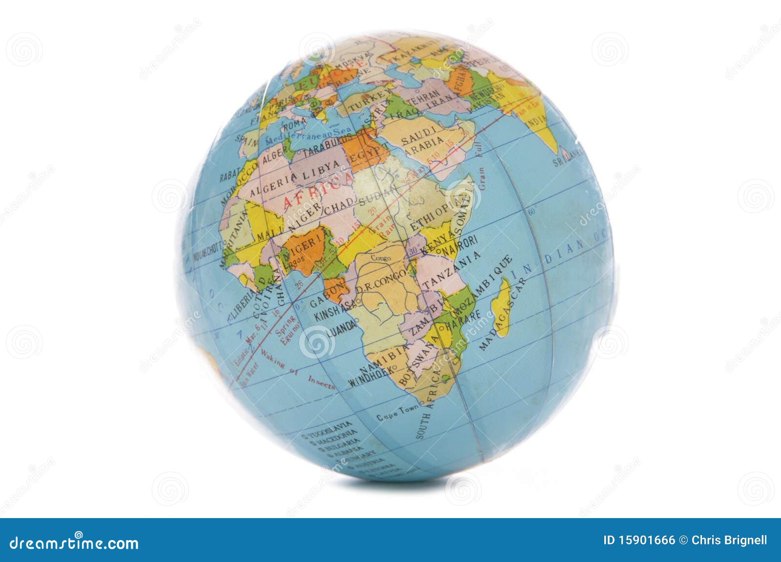 Globo do mundo foto de stock. Imagem de mundo, globo - 15901666