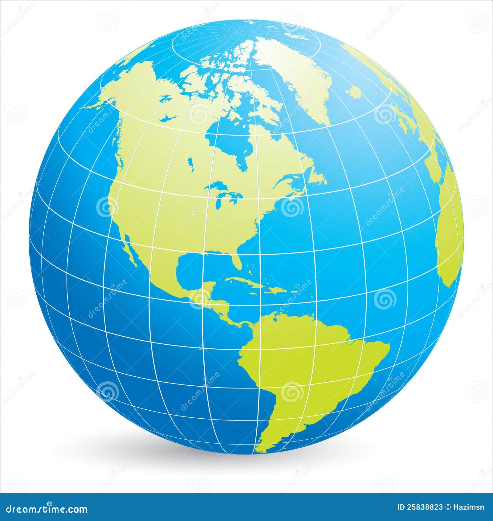 Globo do mundo ilustração stock. Ilustração de terra - 25838823