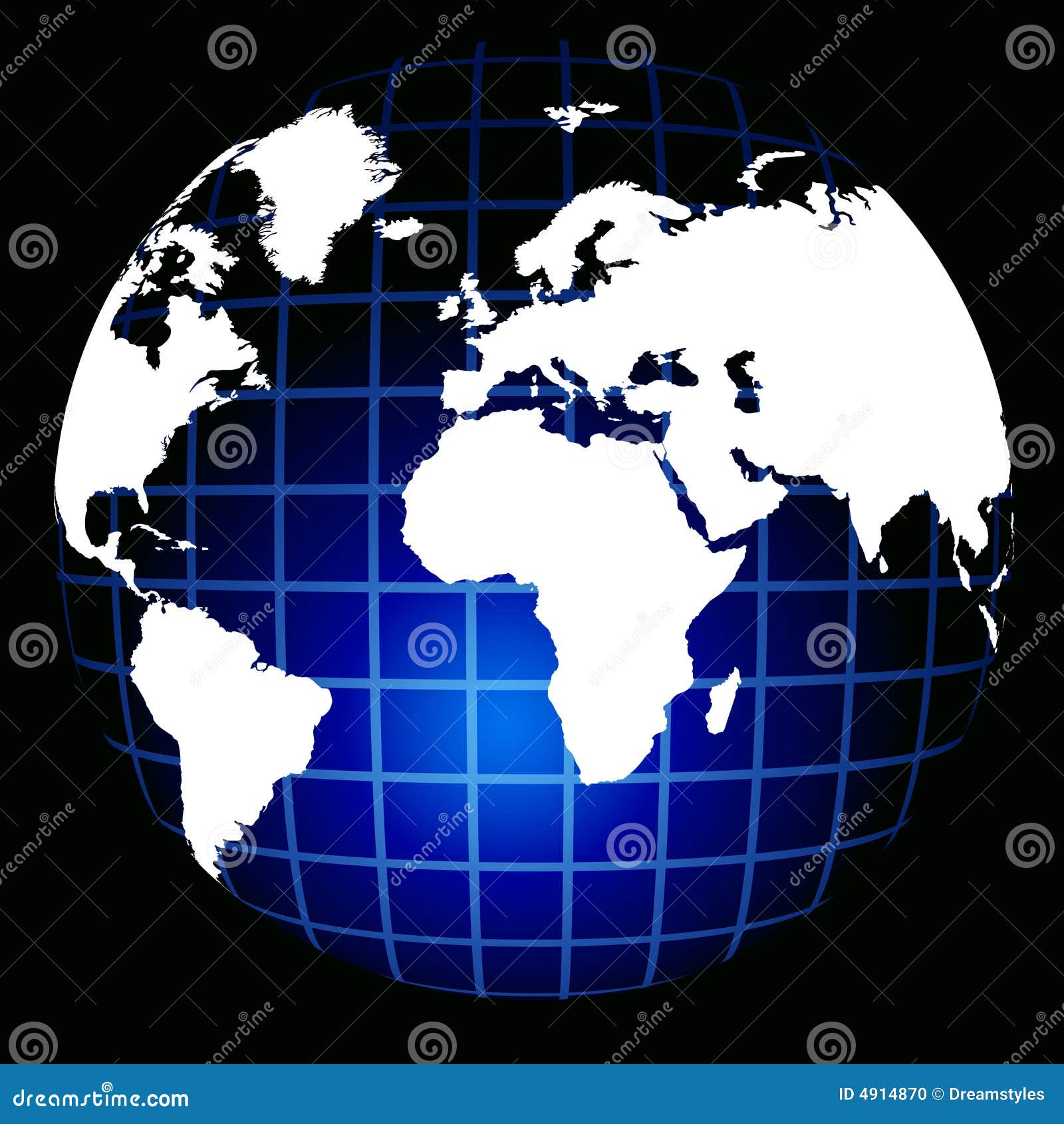 GLOBO DO MUNDO ilustração stock. Ilustração de ocidental - 4914870