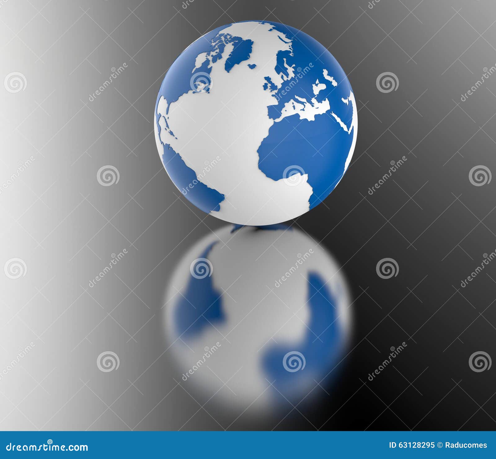 Globo do mundo ilustração stock. Ilustração de geografia - 63128295