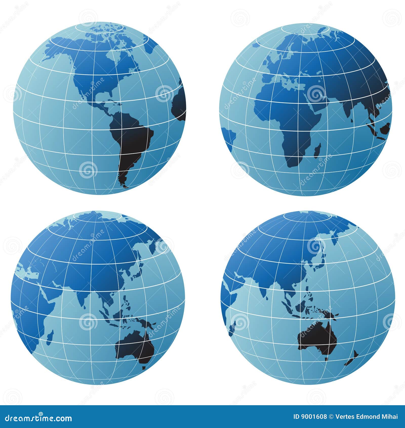 Globo do mundo ilustração do vetor. Ilustração de global - 9001608