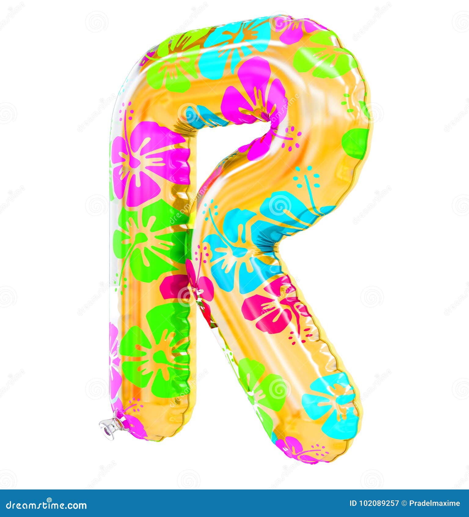 Globo Formado Letra Del ` Del ` R Stock de ilustración - Ilustración de ...