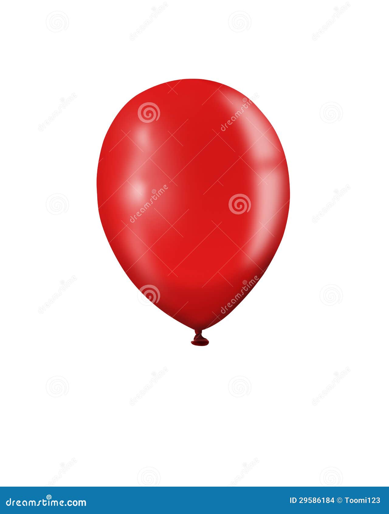 Globo rojo stock de ilustración. Ilustración de partido - 29586184