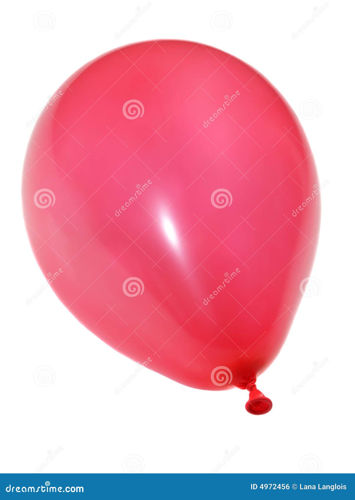 Globo rojo foto de archivo. Imagen de globo, aniversario - 4972456