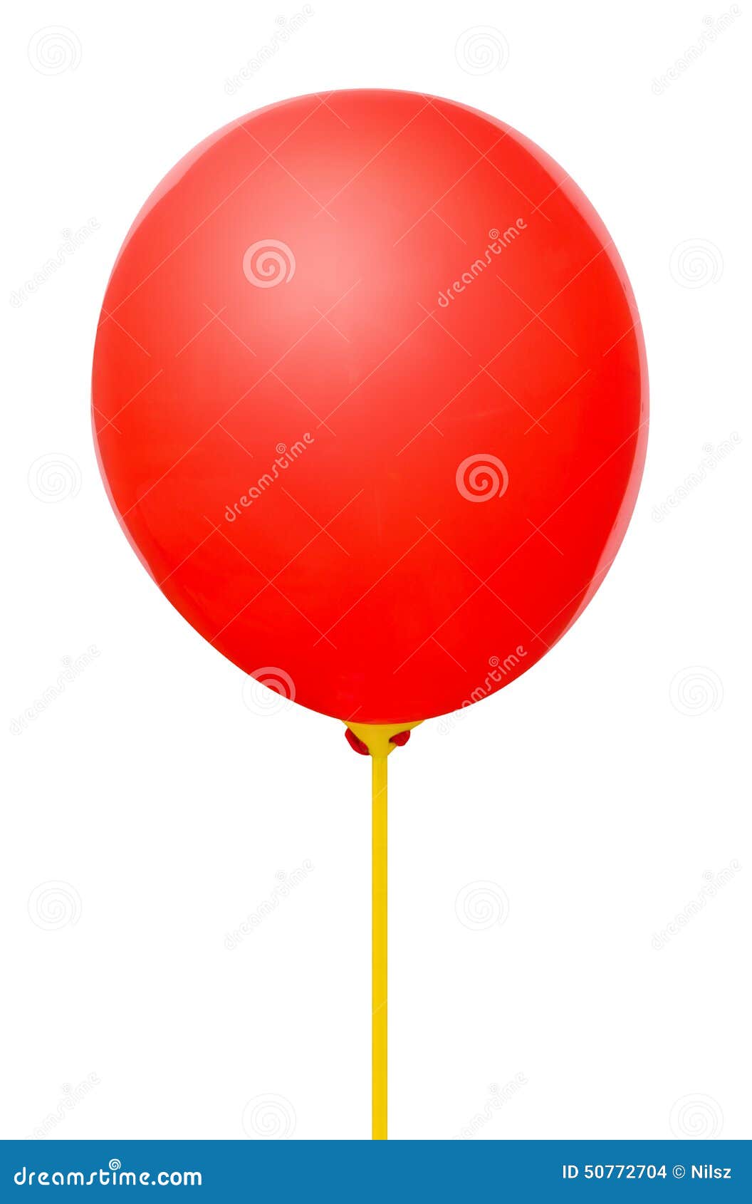 Globo rojo en blanco foto de archivo. Imagen de blanco - 50772704