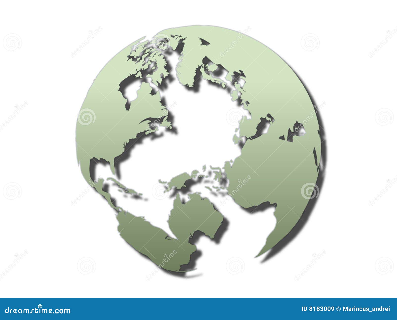 Globo Trasparente Del Mondo Illustrazione di Stock - Illustrazione di ...