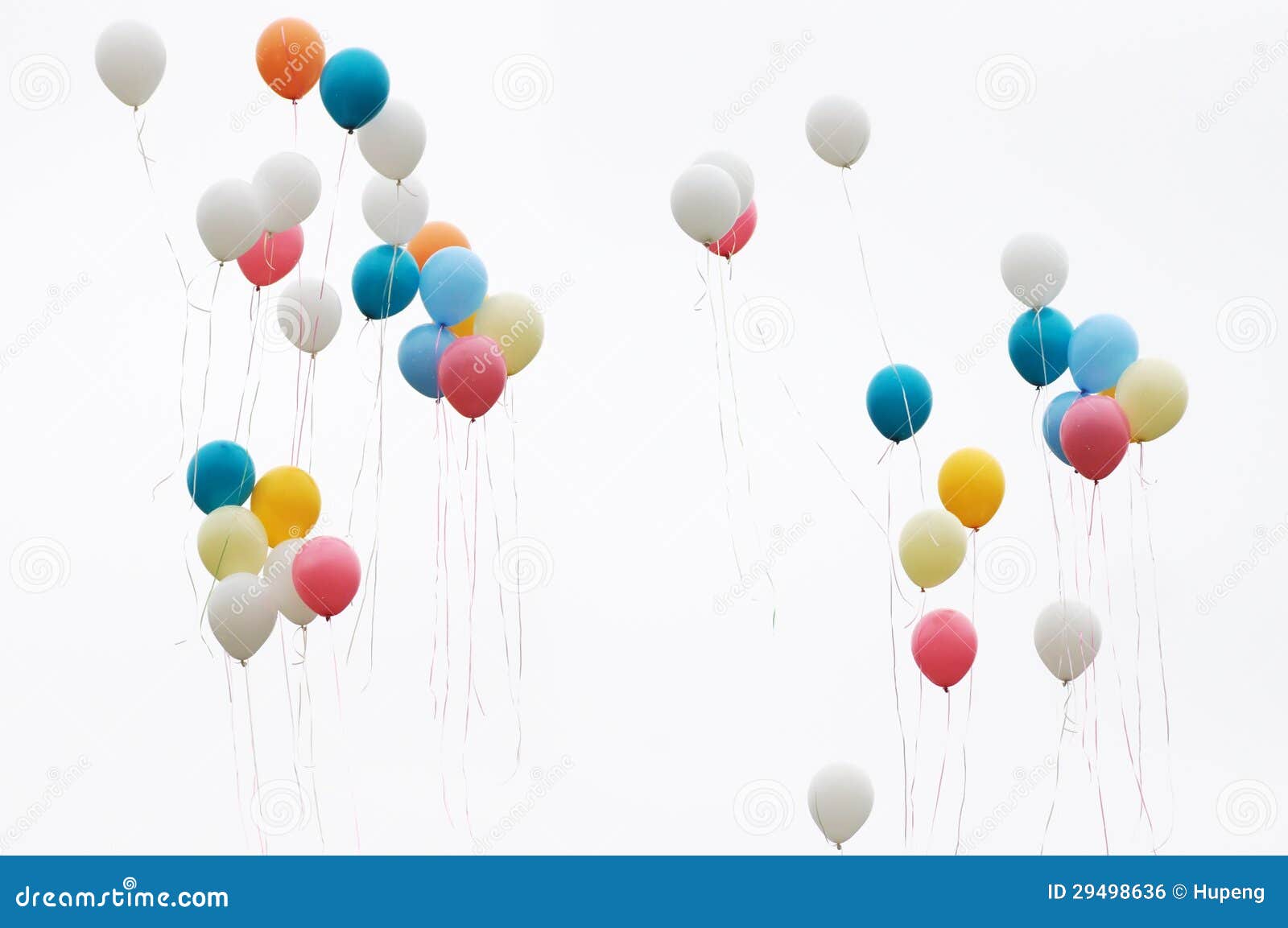 Globos del color foto de archivo. Imagen de globo, color - 29498636