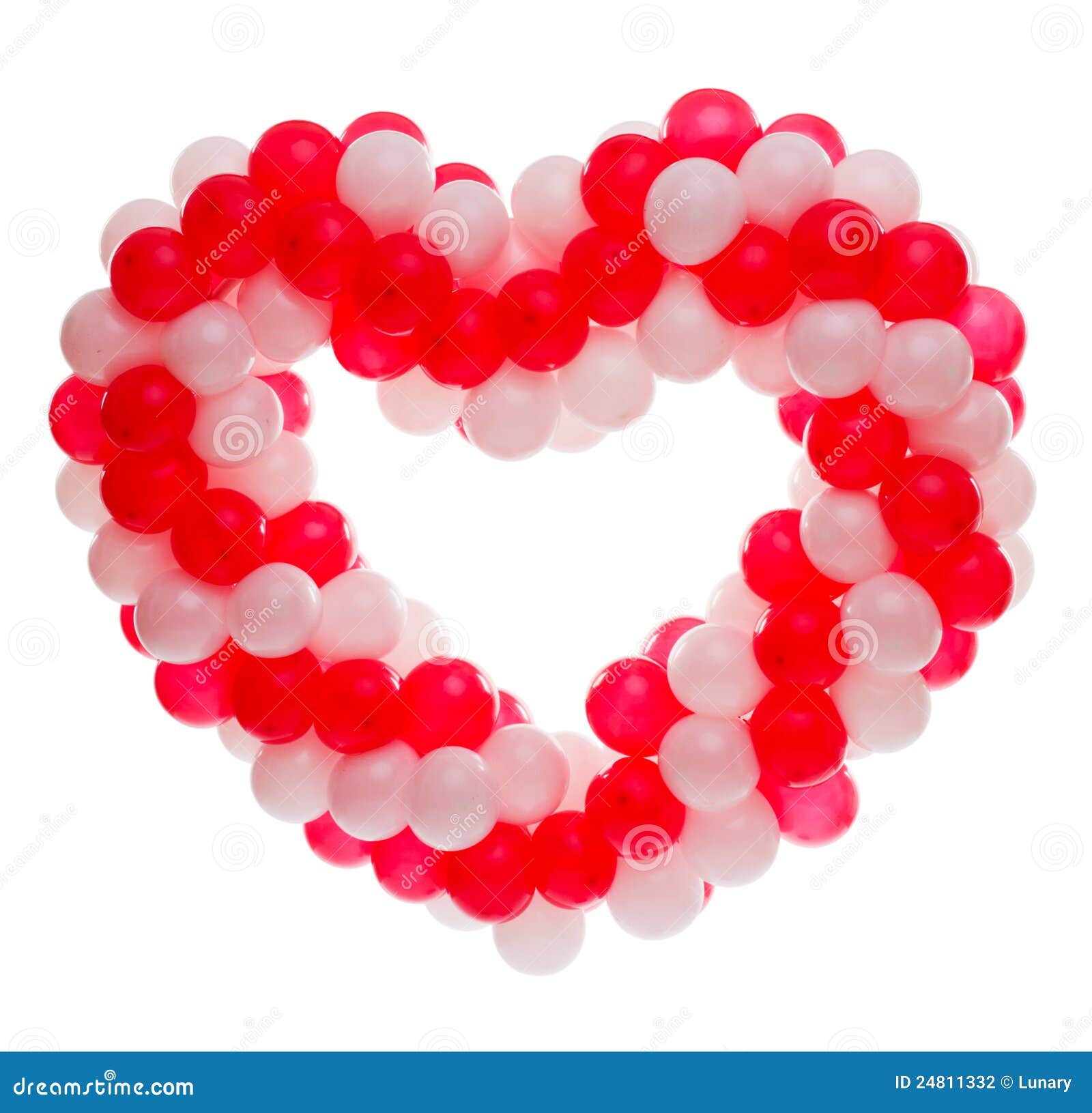 Globos del corazón foto de archivo. Imagen de boda, sorpresa - 24811332