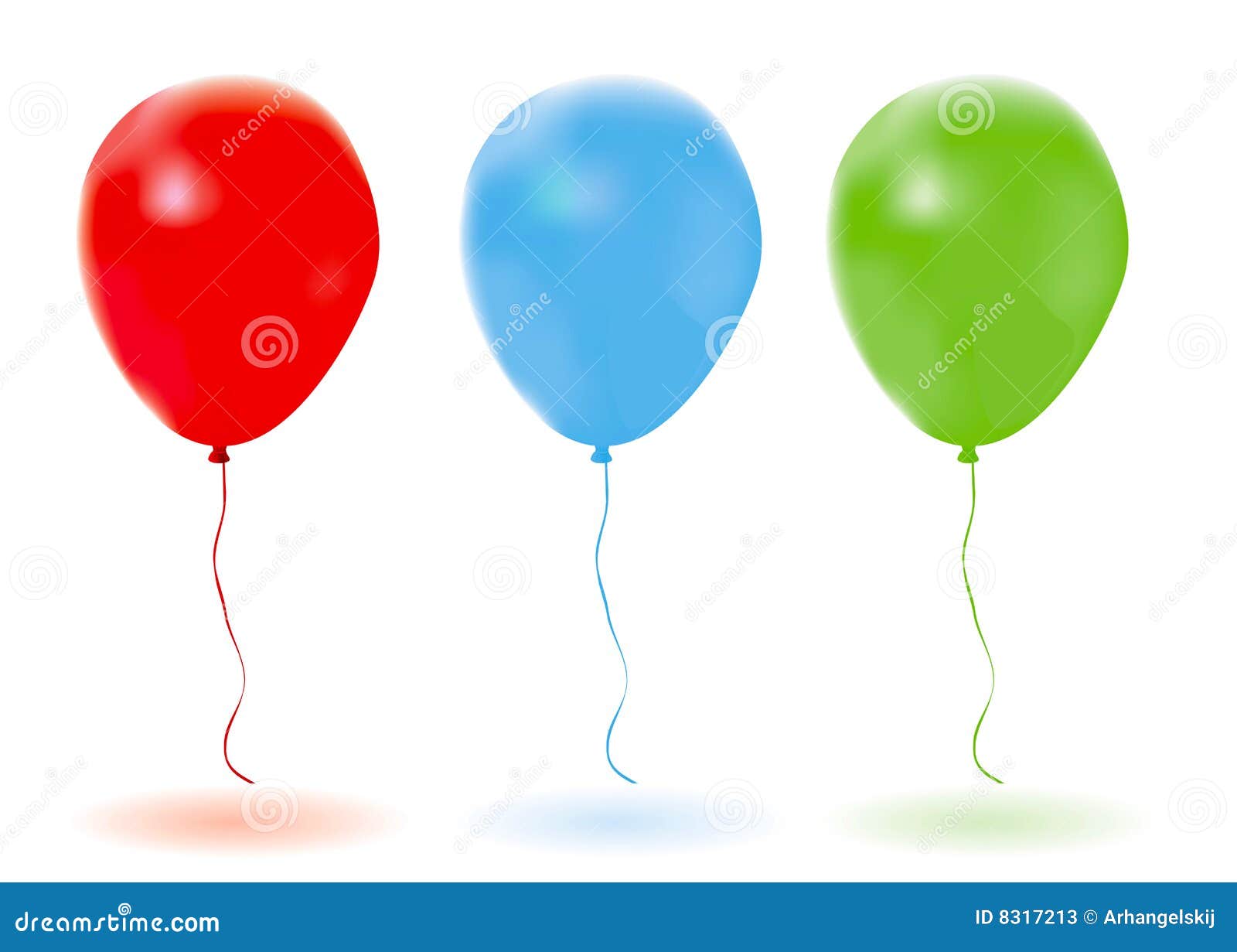 Globos del vector. ilustración del vector. Ilustración de verde - 8317213