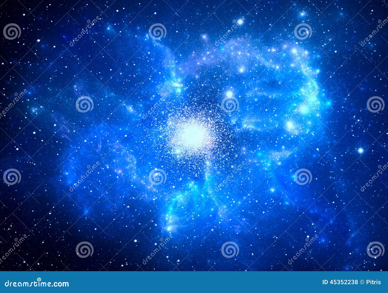 Globular Cluster Dense Cluster Of Stars In A Spherical Shape, Royalty ...