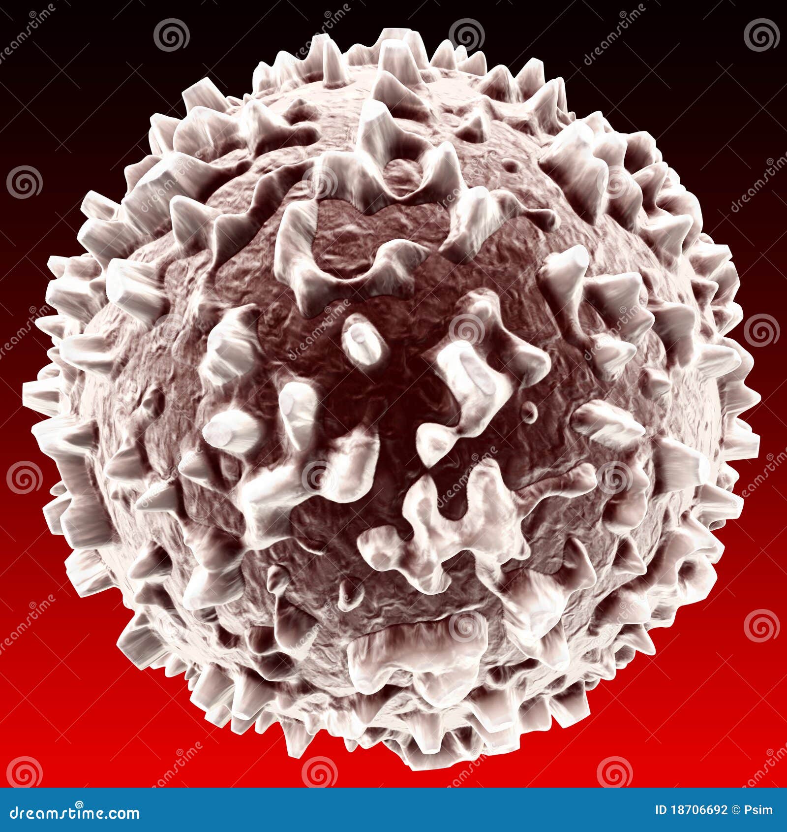Globule sanguin blanc 2 illustration stock. Illustration du cellule ...