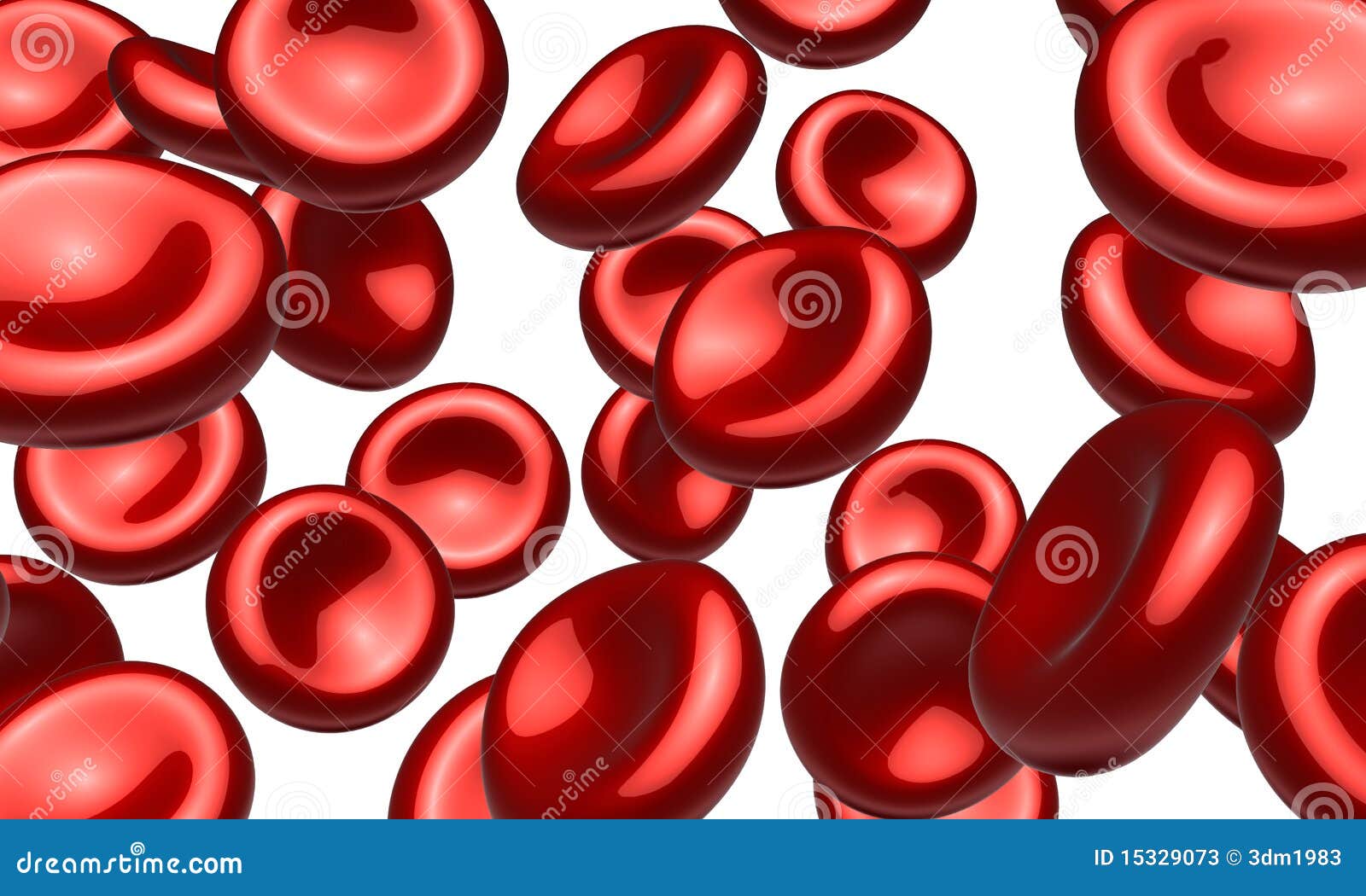Globules rouges 3d illustration stock. Illustration du vivant - 15329073