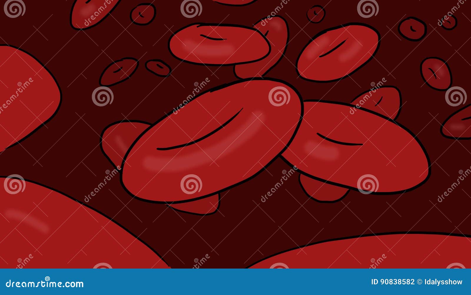 Globules Rouges, Illustration Illustration Stock - Illustration du ...