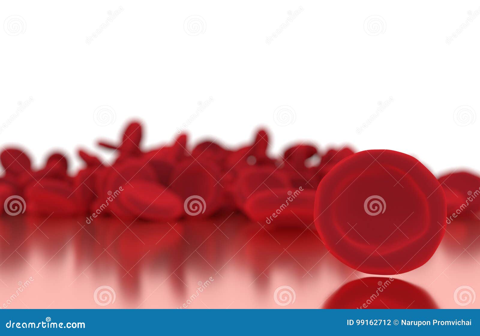 Globules Rouges Sur Le Plancher Brillant Illustration Stock ...