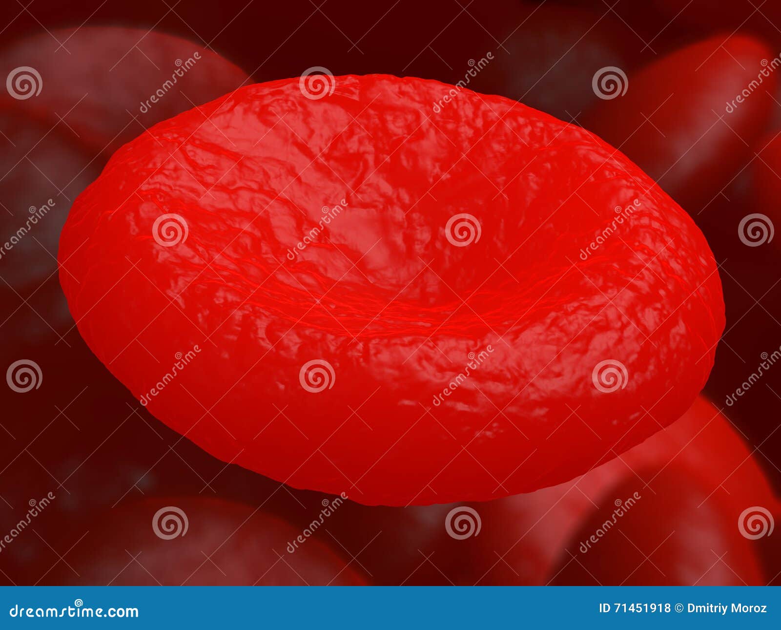 Globuli rossi illustrazione di stock. Illustrazione di arteriola - 71451918