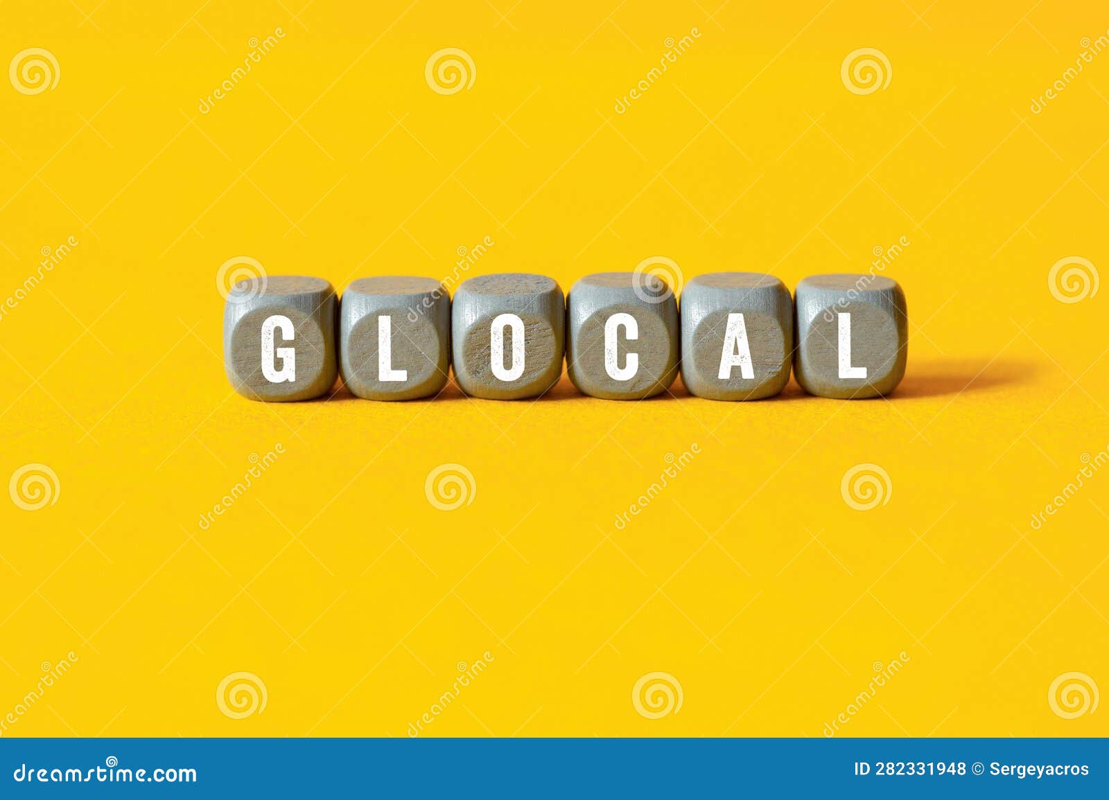 Glocal - Word Concept on Building Blocks, Text Stock Photo - Image of ...