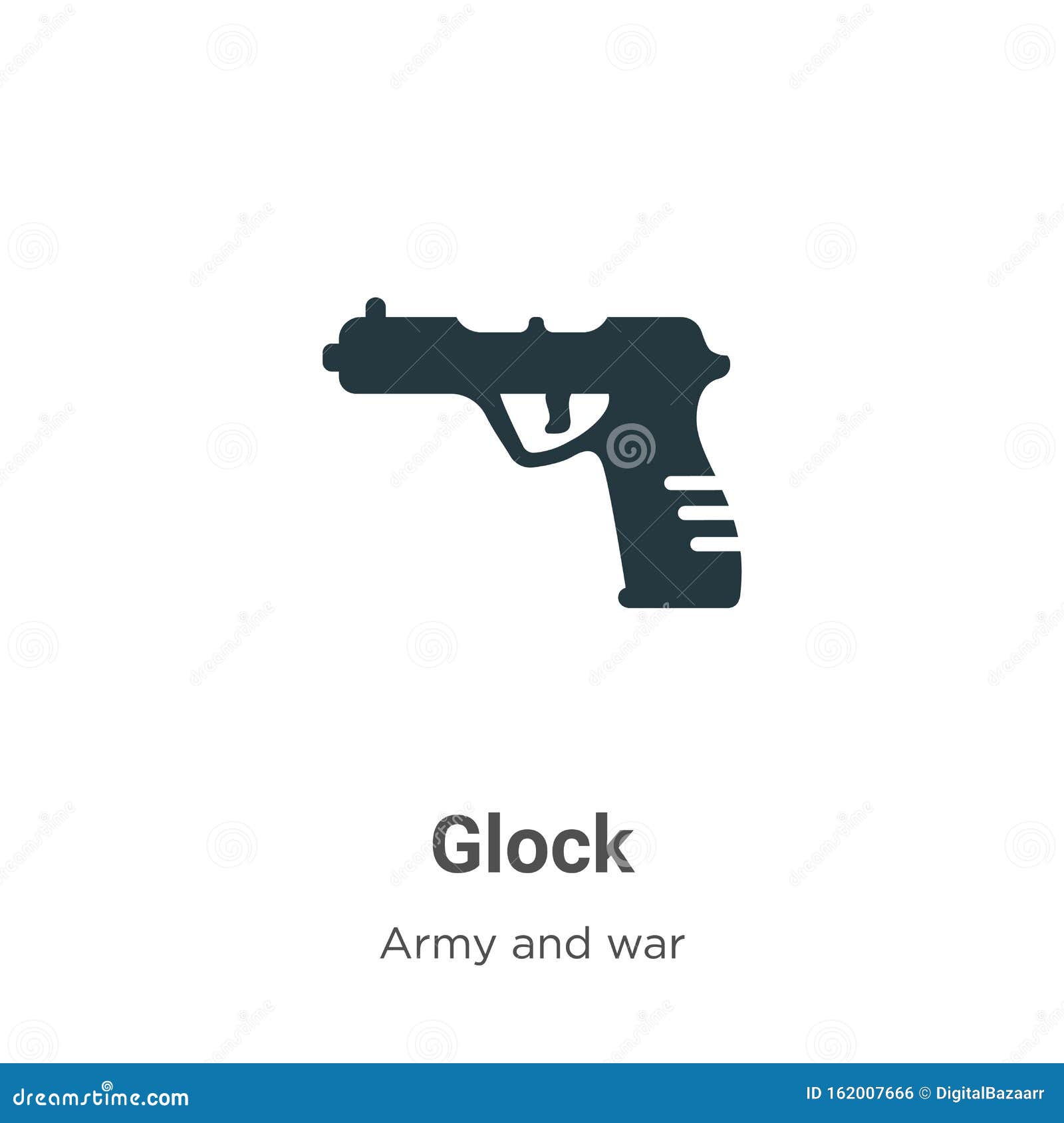 Glock Handgun Vector