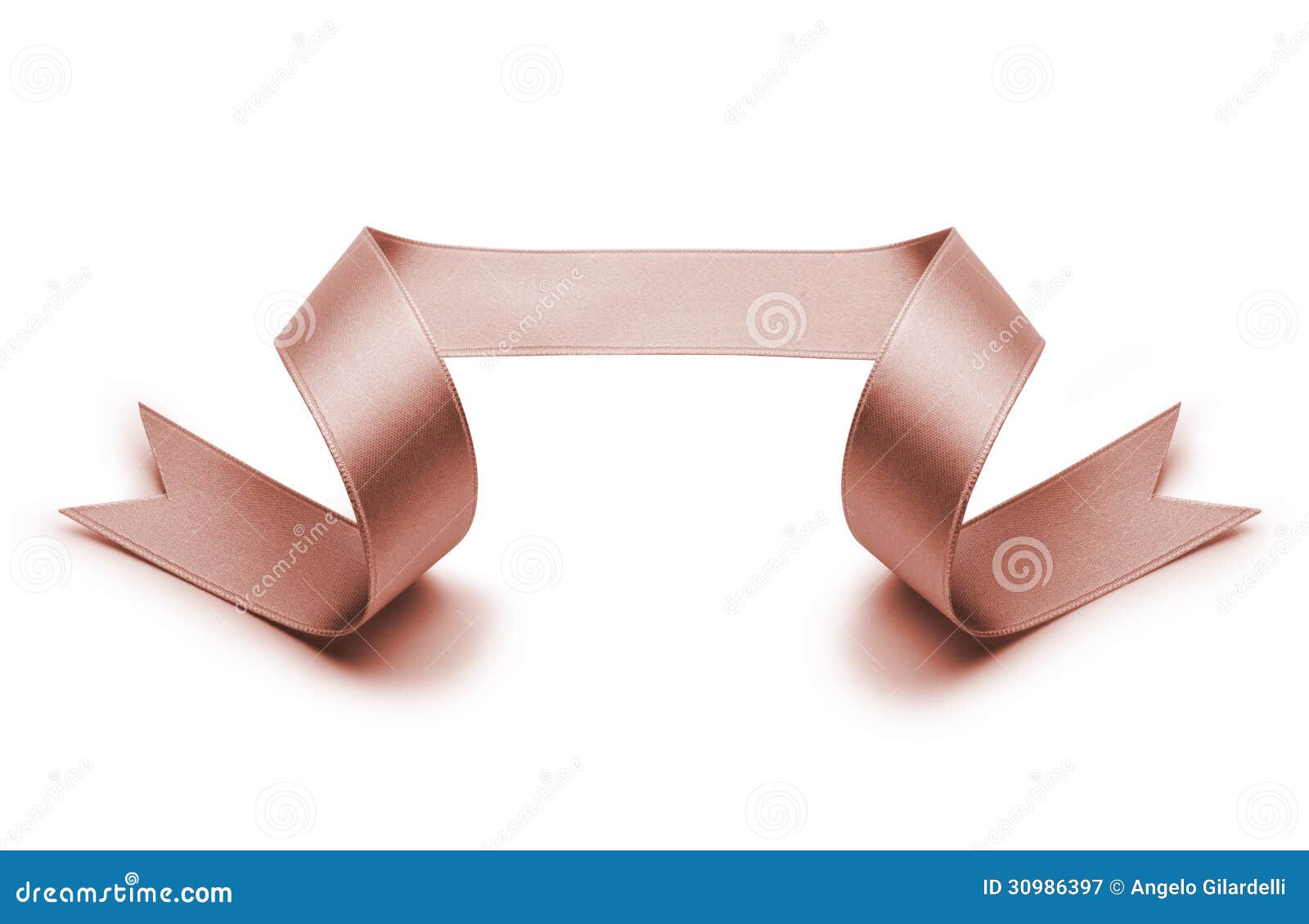 Gloden ribbon stock image. Image of silk, gift, ribbon - 30986397