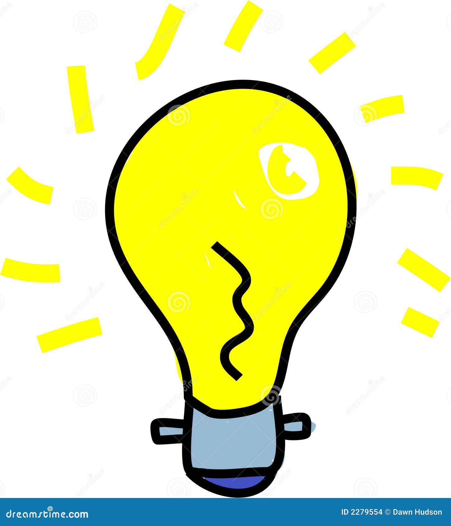 Gloeilamp vector illustratie. Illustration of dagelijks - 2279554