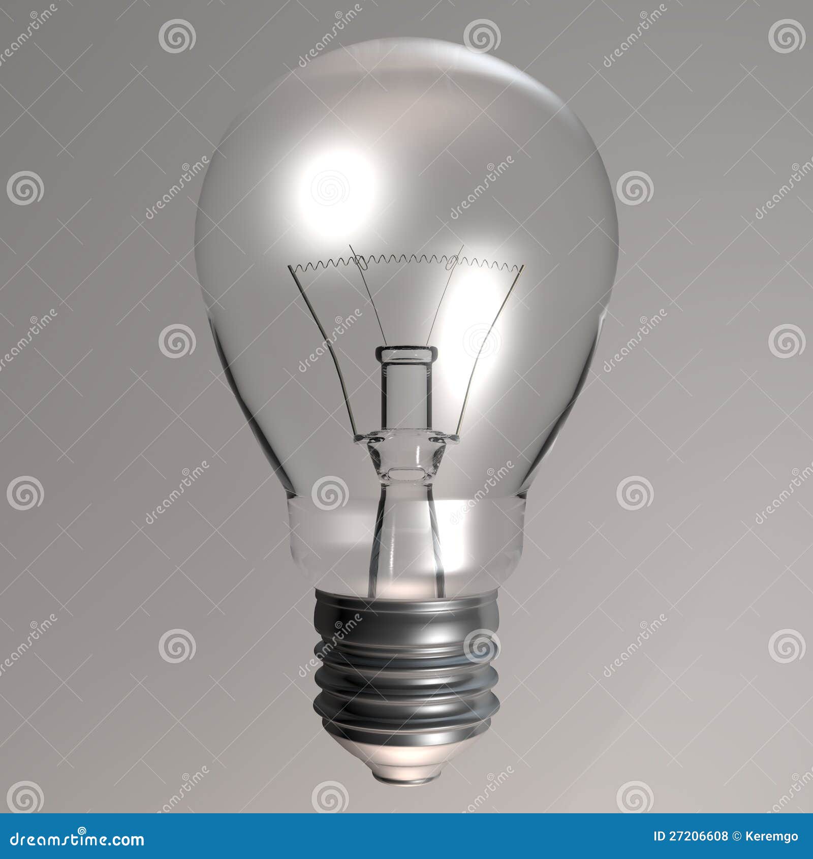 Gloeilamp stock illustratie. Illustration of verlicht - 27206608