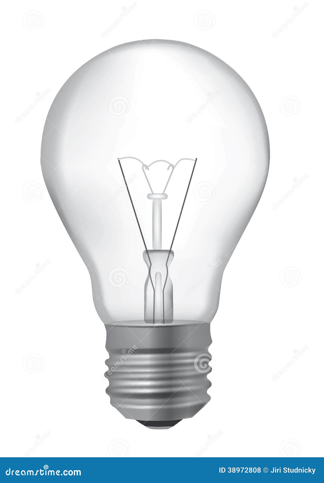 Gloeilampen Realistische Tekening Stock Illustratie - Illustration of ...