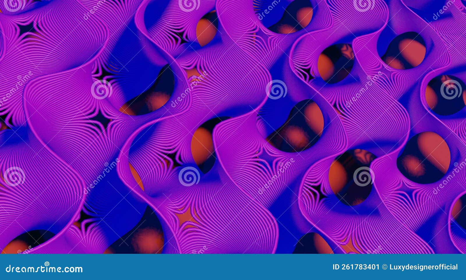 Gloomy Background with Gyroid Graphical Texture Pattern. Stock ...