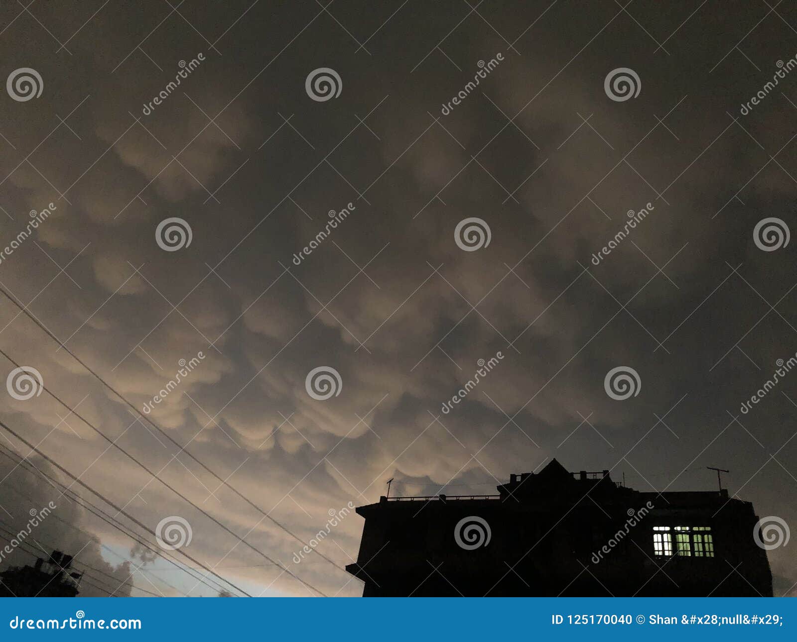 Gloomy clouds stock photo. Image of cloud, clouds, cloudform - 125170040