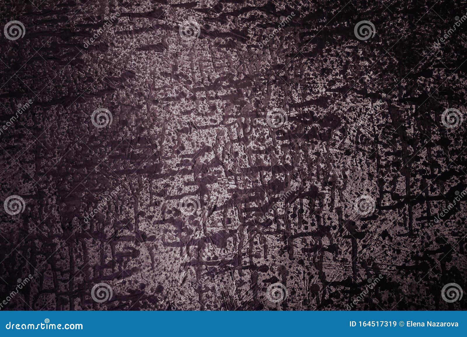 Gloomy Dark Texture or Background with Black Spots and Drips of Paint ...