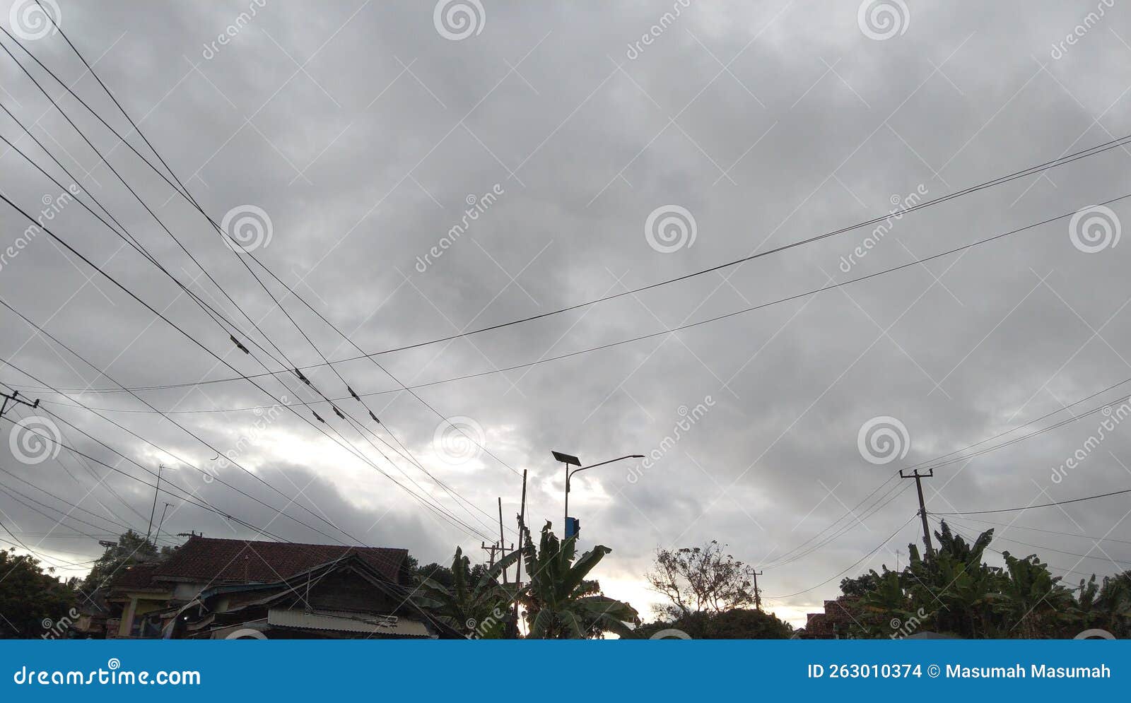 Gloomy friday afternoon stock photo. Image of dark, cloudy - 263010374