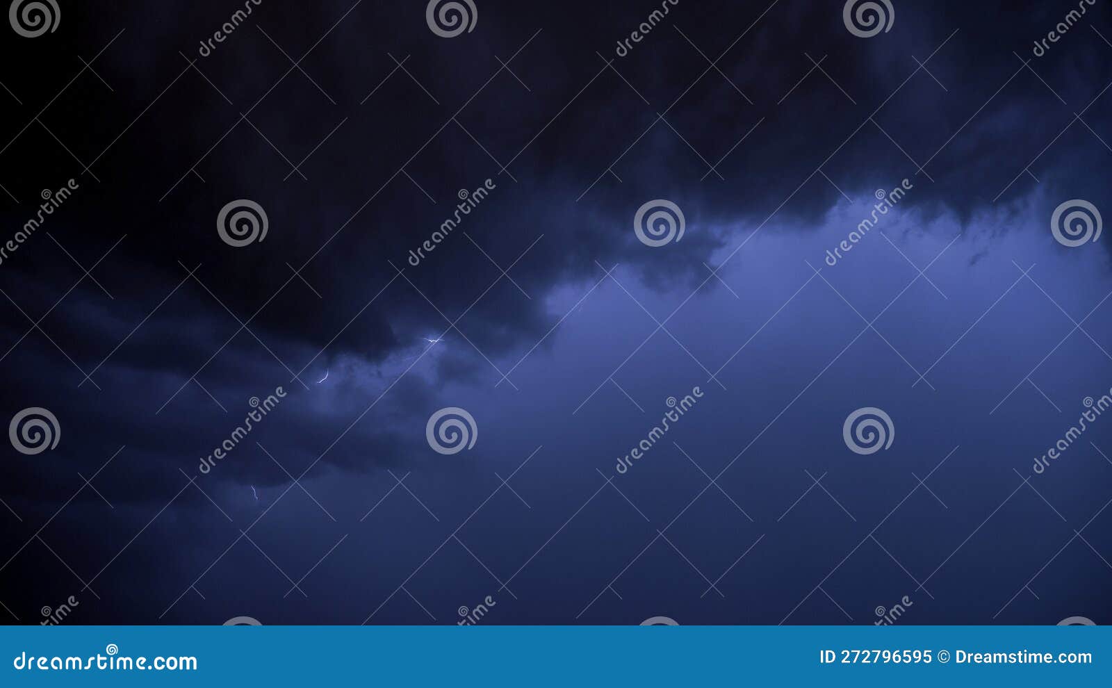 Soft Dense Nighttime Storm Clouds Float Across the Sky Stock Image ...