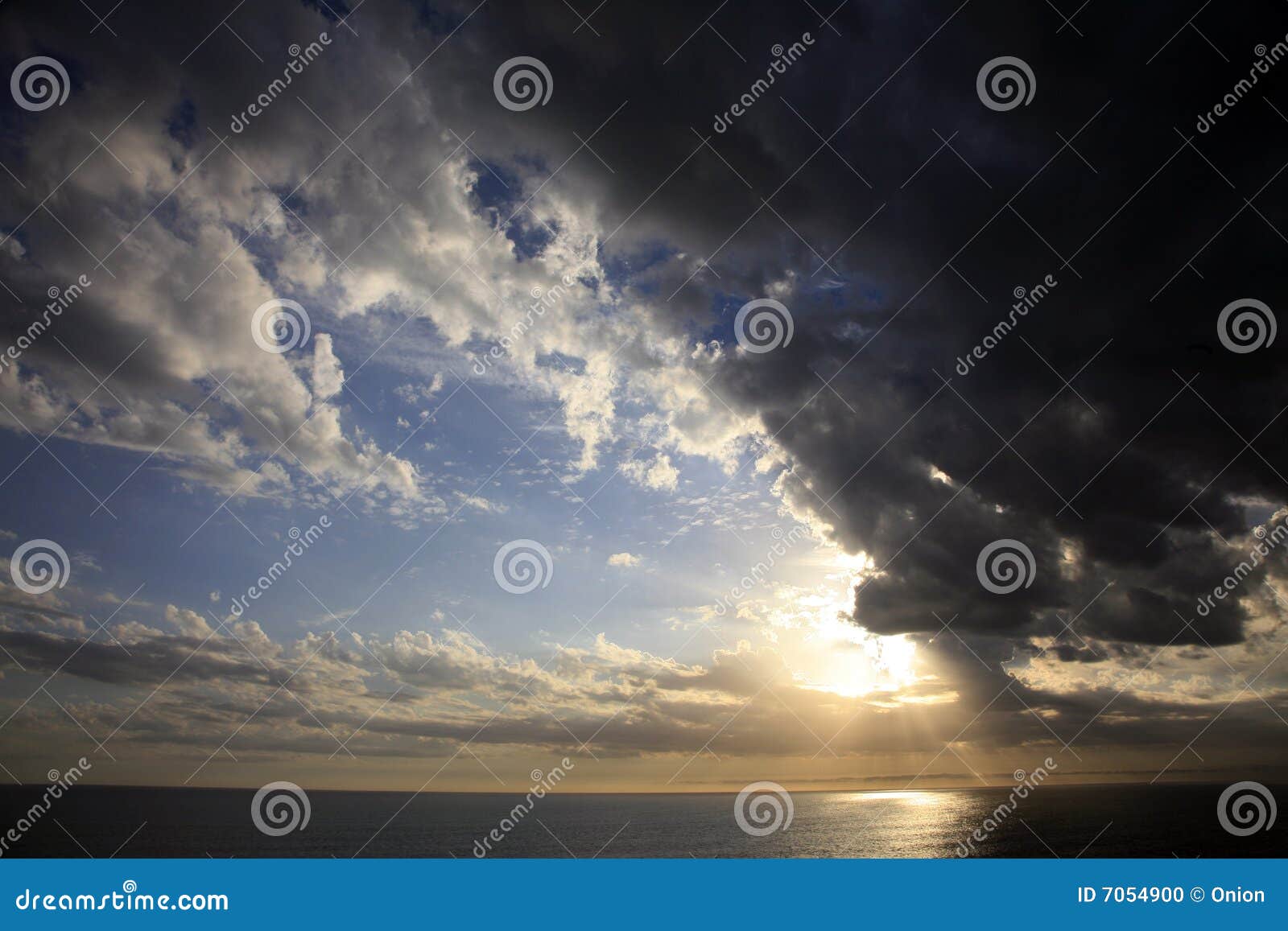 Glorious evening sunset stock photo. Image of water, gorgeous - 7054900