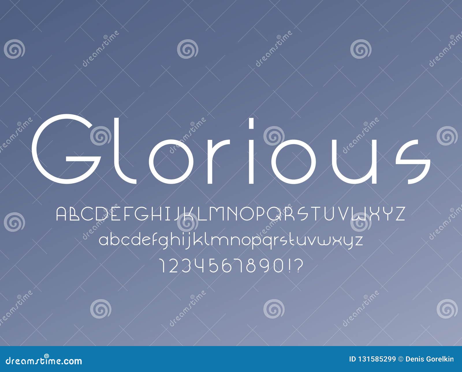 Glorious Font. Vector Alphabet Stock Vector - Illustration of fine ...