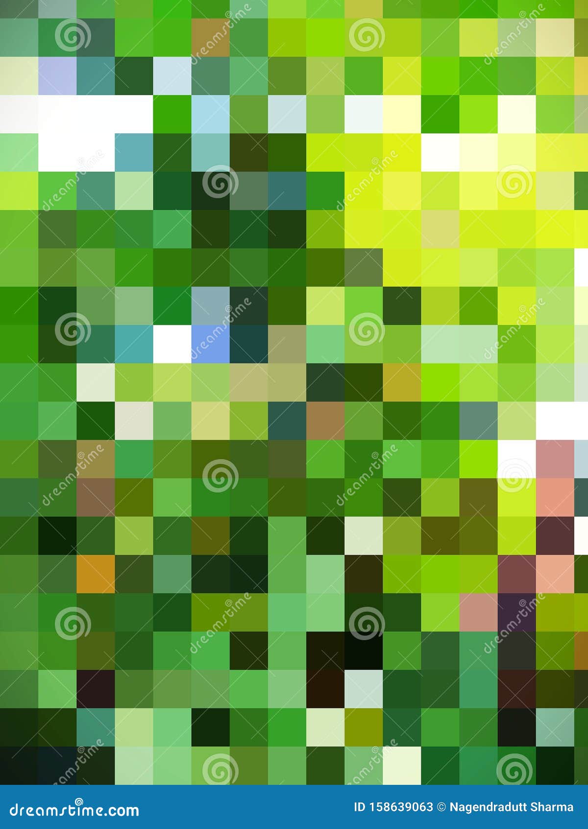 Glorious Illustration of Computer Designed Pattern of Squares Stock ...