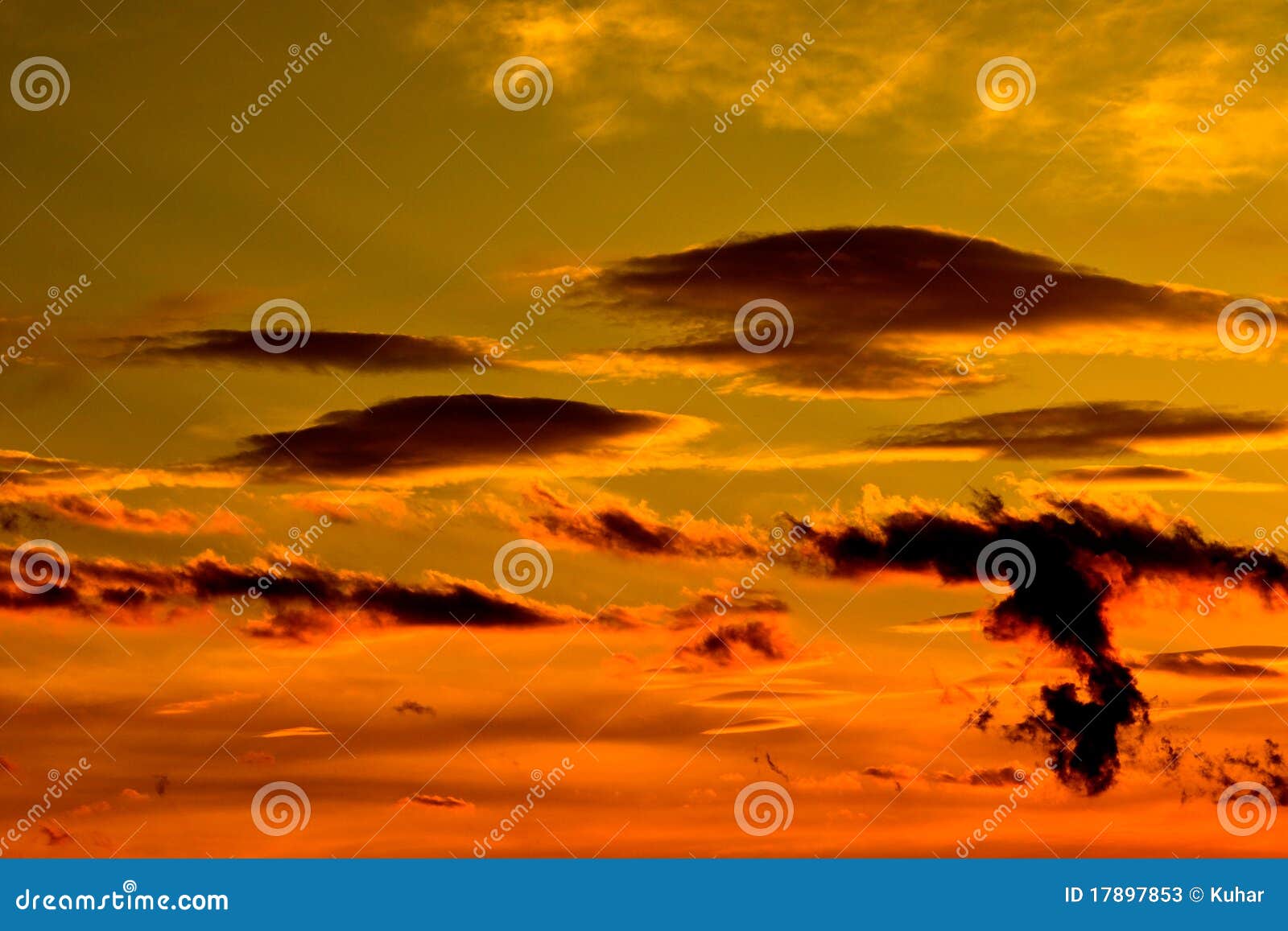 Glorious sunset stock image. Image of nature, dramatic - 17897853