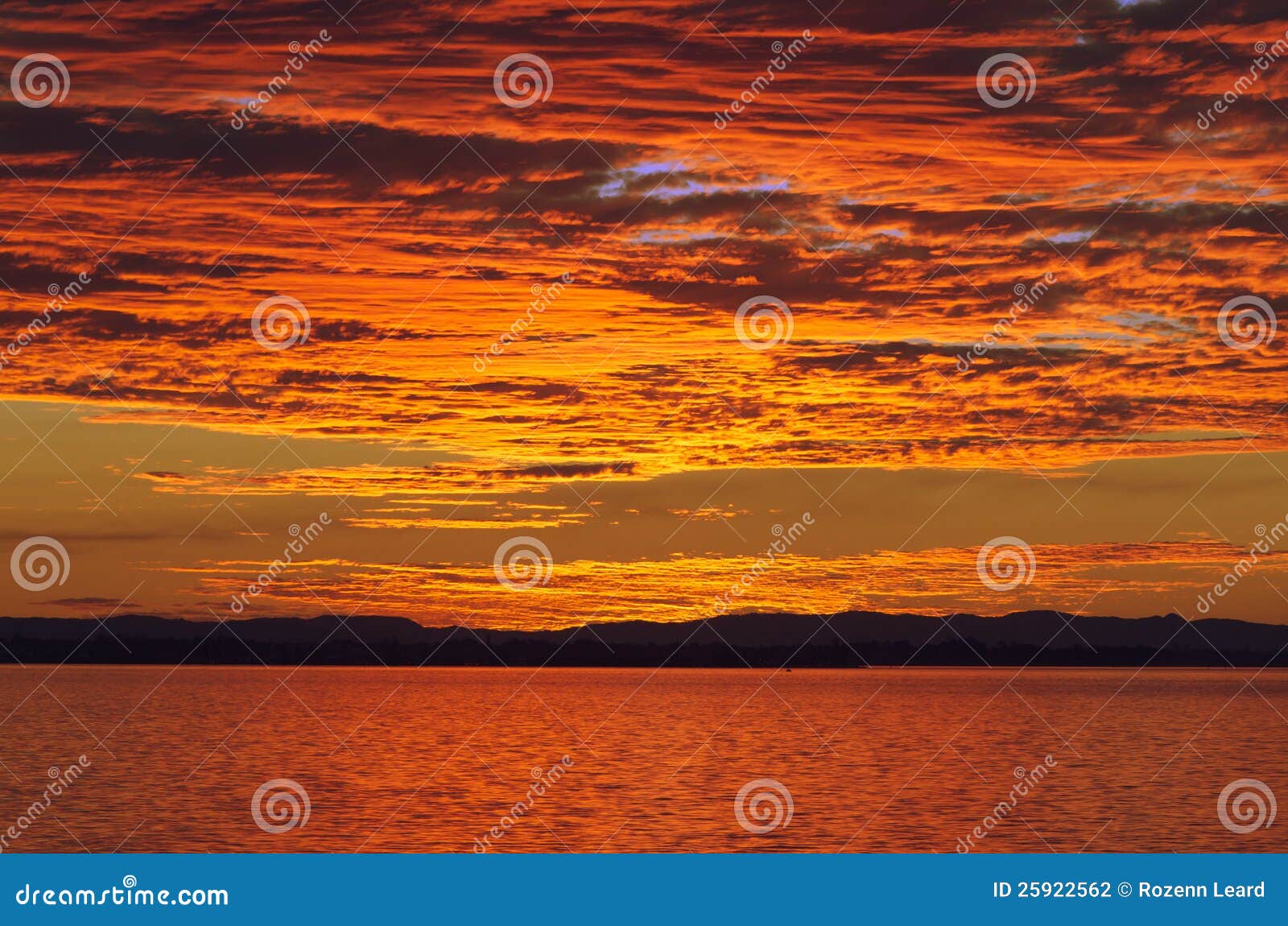 Glorious sunset stock photo. Image of awesome, island - 25922562