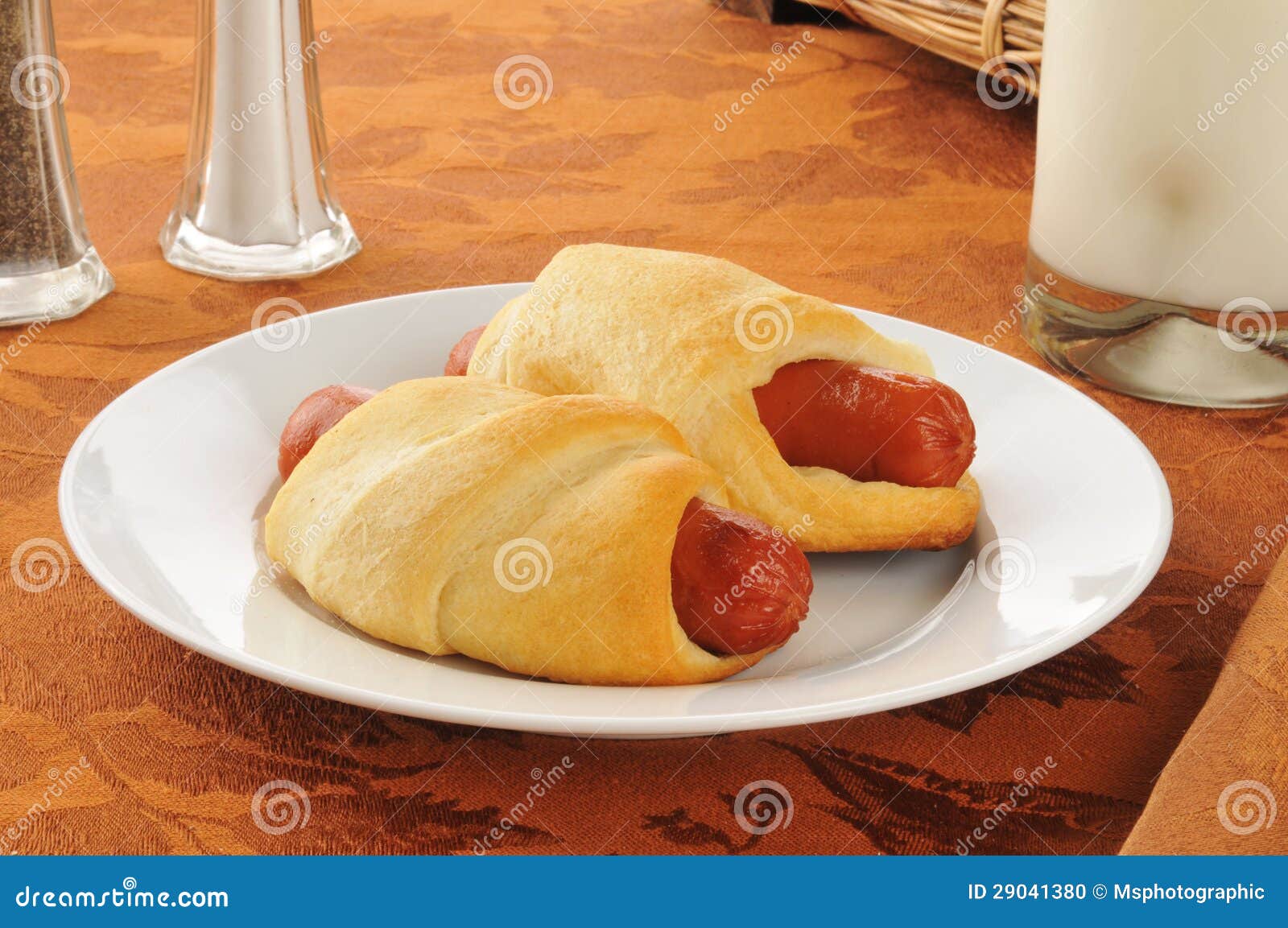 Glory dogs stock photo. Image of wrapped, golden, milk - 29041380
