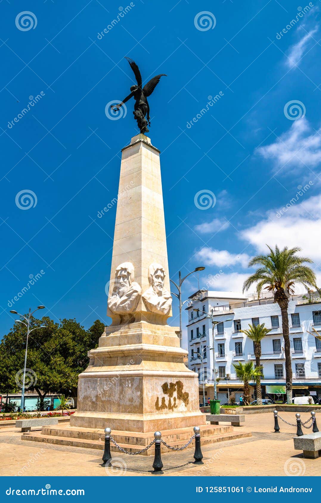 The Glory Obelisk in the City Centre of Oran, Algeria Stock Image ...