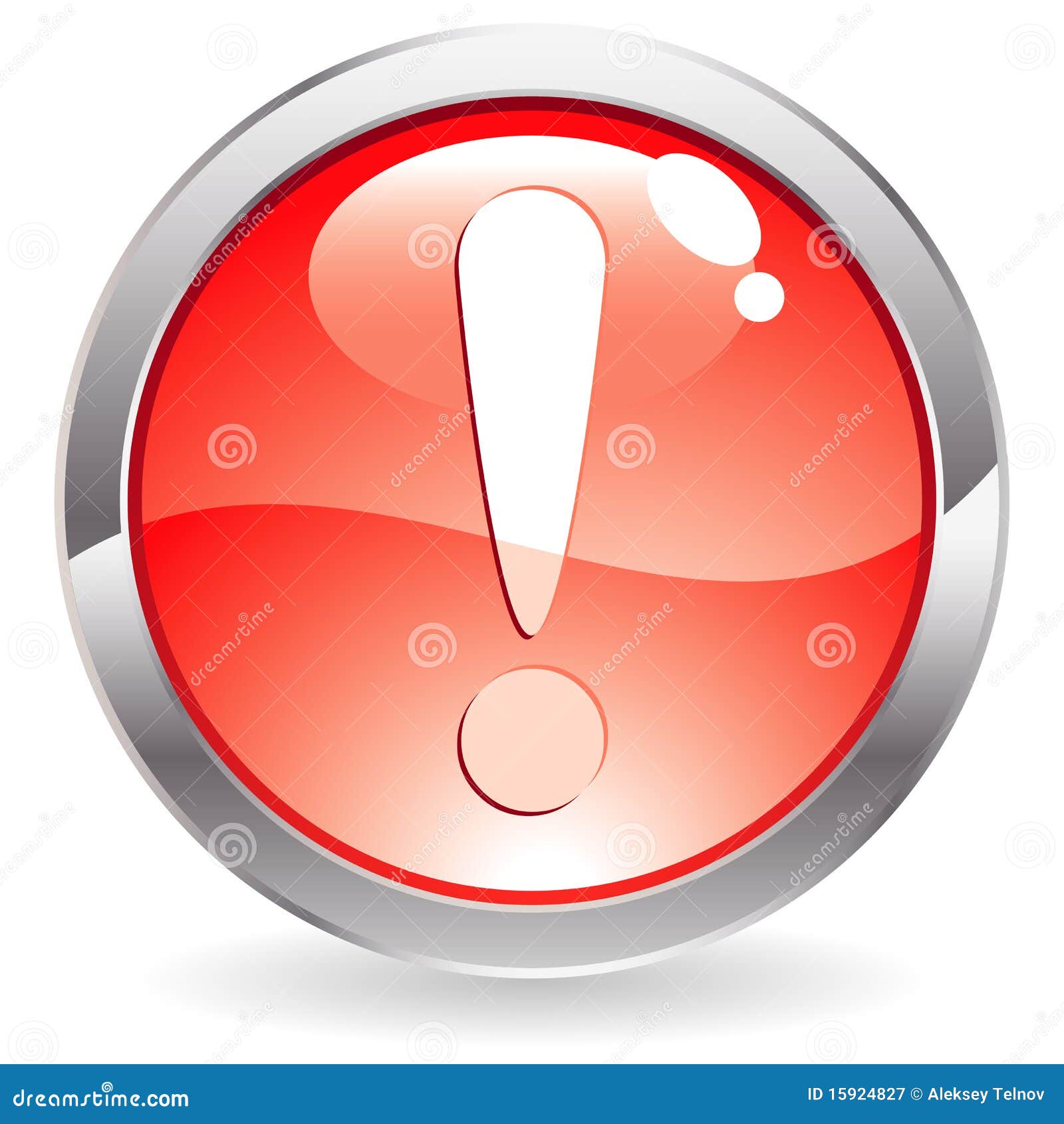 Gloss Button Exclamation Point Stock Illustrations – 4 Gloss Button ...