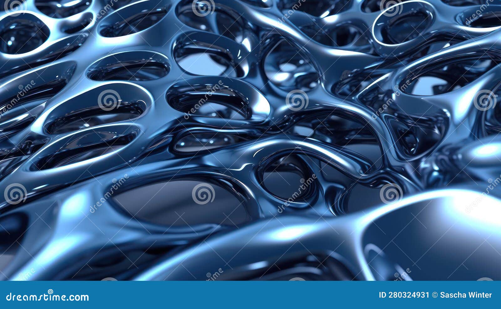 Glossed Matrix: Parametric Bionic Background Stock Illustration ...