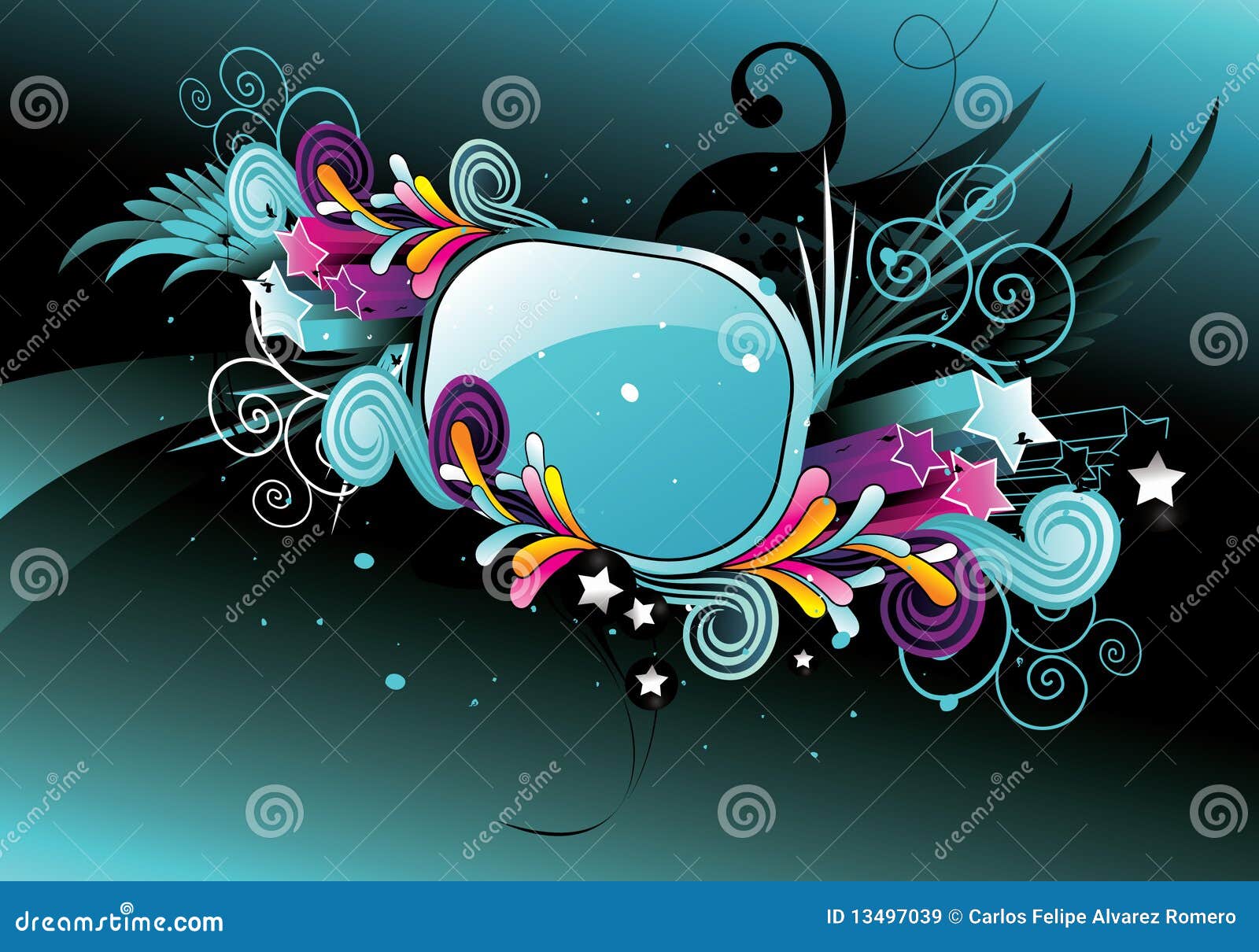 Glossy Abstract Color Vector Stock Vector - Illustration of shapes ...