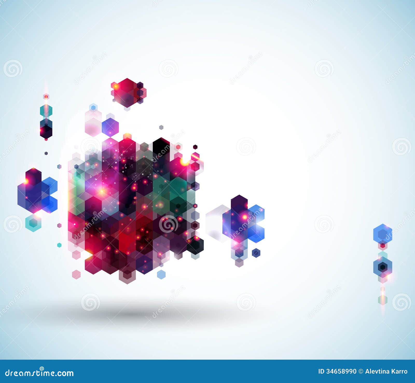 Glossy Abstract Page Layout for Your Presentation. Stock Vector ...